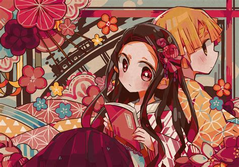 Nezuko And Zenitsu Wallpapers Wallpaper Cave