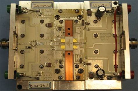 Photographs Of The Multiband Doherty Amplifier And The Dual Path Ldmos Fet Download