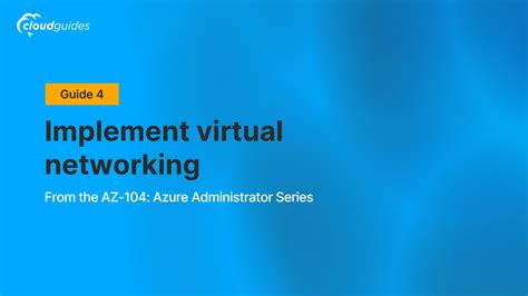 Az 104 Implement Azure Virtual Networking Intertactive Guide