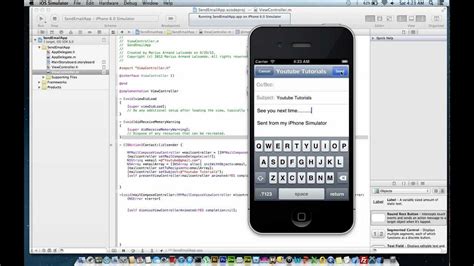 Send In App Email Xcode 45 Youtube