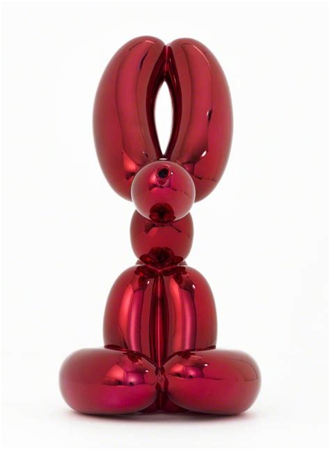 Jeff Koons Balloon Rabbit Red 2017 Mutualart
