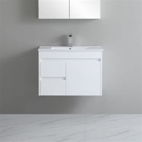White Ployurethane Pvc Wall Hung Vanity Yh Ceramics Pty Ltd