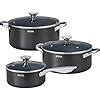 Amazon Com Induction Cookware Set Piece Stackable Kitchen Cooking Pots Set Qt Qt Qt