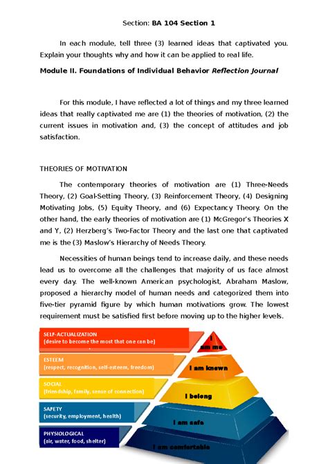 Module 2 Lecture Notes 17 Section Ba 104 Section 1 In Each Module Tell Three 3 Learned