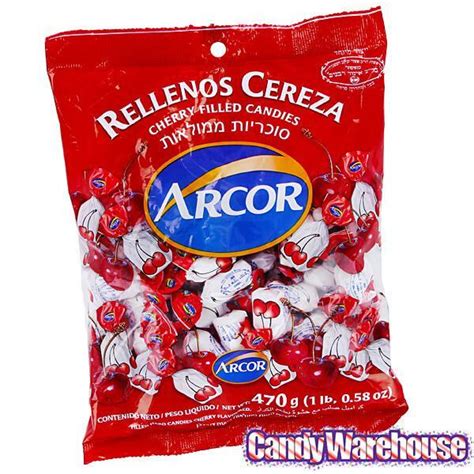 Arcor Cream Filled Cherry Hard Candy 1lb Bag Bestcandyshop