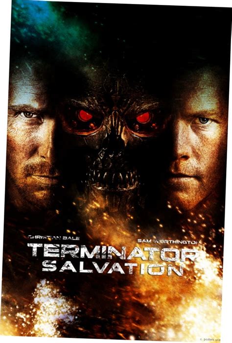 Terminator Salvation Poster Metal Print 12inx16in Multi Color Square