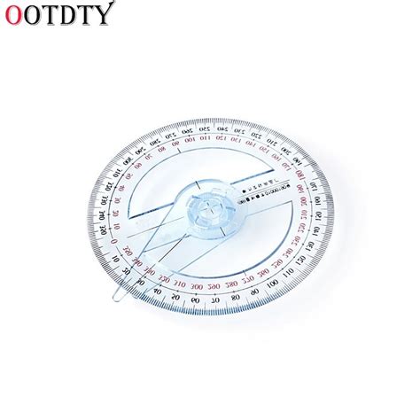 Plastic 360 Degree Protractor Ruler Angle Finder S Grandado