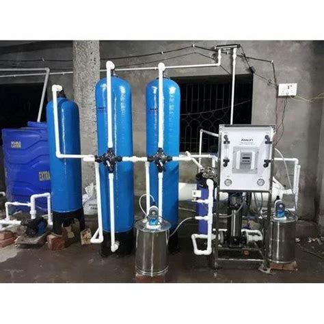 1000 Lph Industrial Reverse Osmosis Plant Semi Automatic Frp At