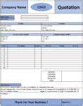 Quotation Format In Excel Free Download Download Quotation Format In Excel
