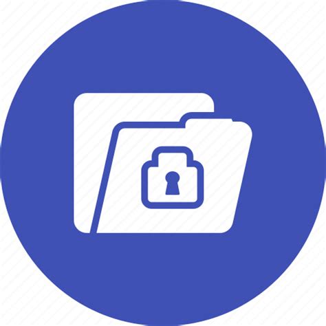 Confidential Document File Folder Lock Safety Secure Icon Download On Iconfinder