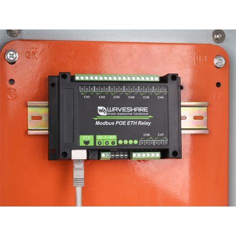 Ch Ethernet Relay Module Modbus RTU Modbus TCP Protocol PoE Port Communication With Various