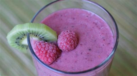Raspberry Kiwi Smoothie Once A Month Meals