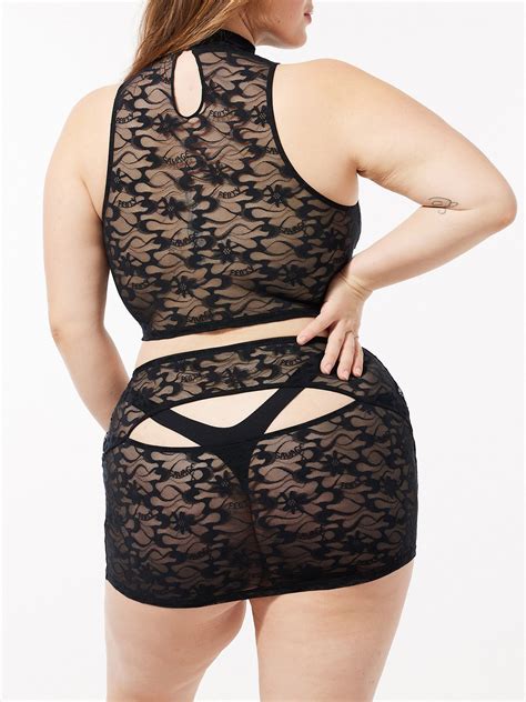 Link Up Lace Keyhole Skirt In Black Savage X Fenty Germany