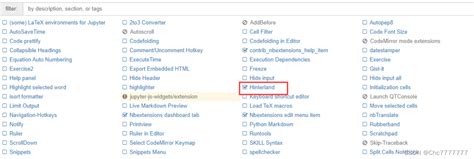 Jupyter的nbextensions 安装不显示nbectensions安装了不显示 Csdn博客