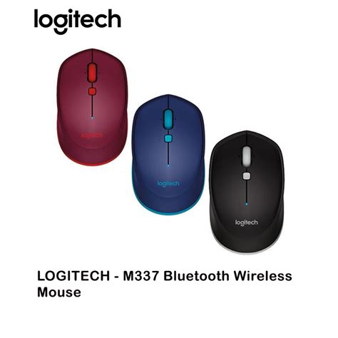 Logitech M337 Wireless Bluetooth Mouse Shopee Malaysia