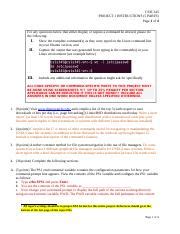 Project 1 Instructions 2 Docx CSIS 345 PROJECT 1 INSTRUCTIONS 5