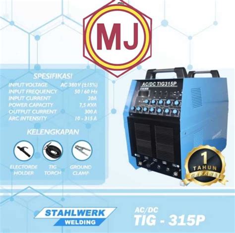 Stahlwerk Tig 315p Ac Dc Mesin Las Argon Tig Pulse Ac Dc 315a Lazada Indonesia