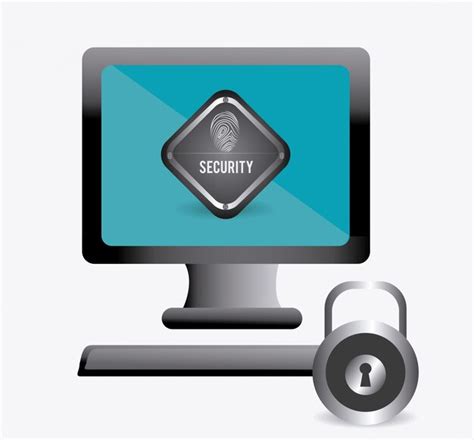 Desktop Screen Security Technology Vectors And Illustrations For Free