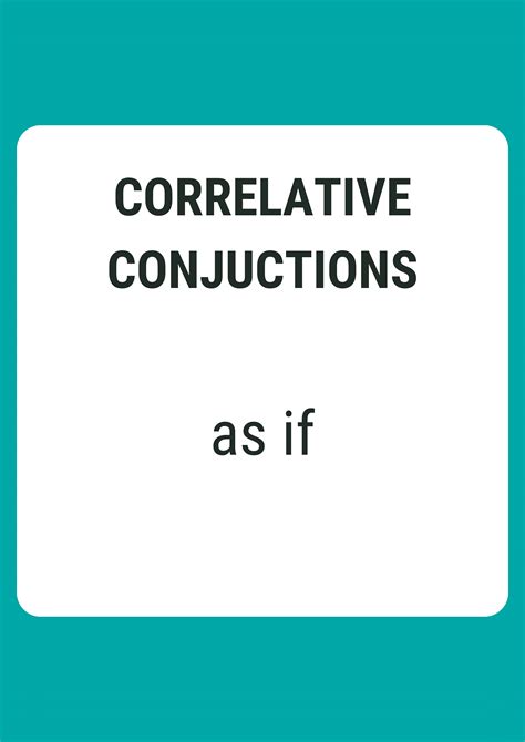 Flashcards Conjunctions And Its Types Flashcard English Grammar Class