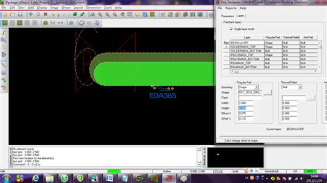 制作不规则焊盘，出现偏移情况，改变不了offset的大小！ 微波eda网