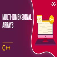 Multidimensional Arrays In C Geeksforgeeks Videos