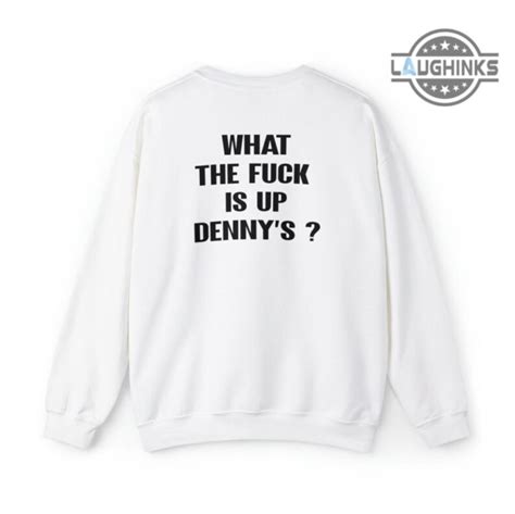 Blink 182 Dennys Shirt Sweatshirt Hoodie Mens Womens Double Sided What The Fuck Is Up Dennys