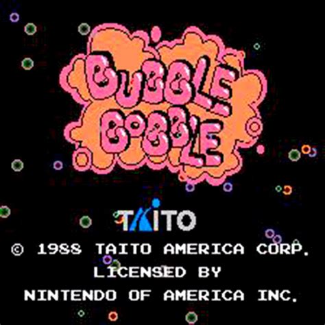 Bubble Bobble Nes Nintendo Game Pjs Games