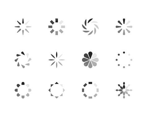 Premium Vector Collection Loading Bar Status Icon Vector Illustration Set Of Vector Loaded