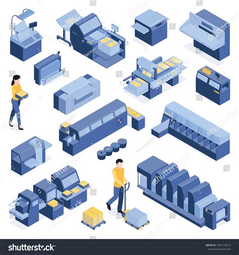 폴리그래피 심볼이 분리된 벡터 그림으로 인쇄 스톡 벡터로열티 프리 1991776013 Shutterstock