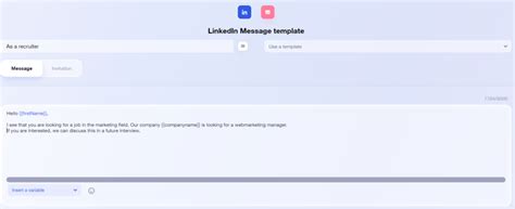 Message LinkedIn Connection Template Contoh Untuk Bersinar