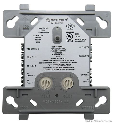 Notifier FRM Addressable Relay Module