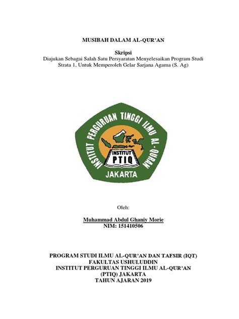 Skripsi Muhammad Abdul Ghaniy Morie Pdf