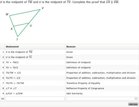 Reflexive Property Of Equality