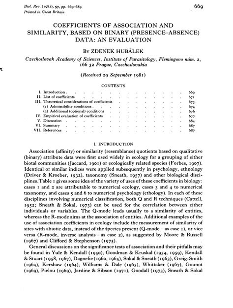pdf coefficients of association and similarity based on binary