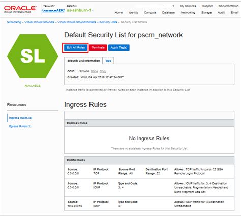 Create A Virtual Cloud Network For Cloud Manager In The Oracle Cloud Infrastructure Console