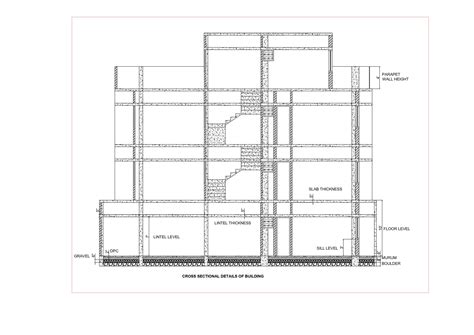 Cross View Diagram For Building Plans