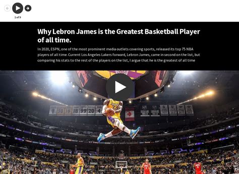 Exercise 6 Interactive Data Story Flourish