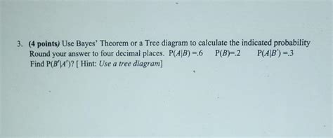 [solved] ans in tree diagram method 3 4 points use