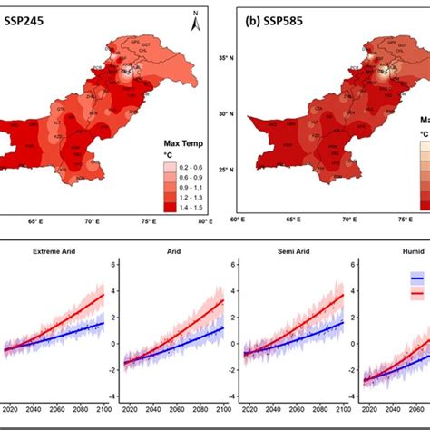 Spatiotemporal Distribution Of Projected Anomalies Of Maximum