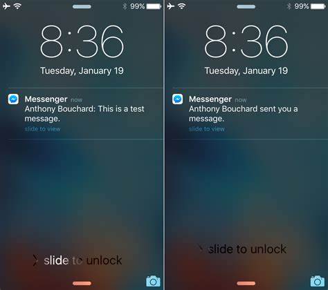 Facebook Message Notification Icon