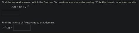 solved find the entire domain on which the function f is