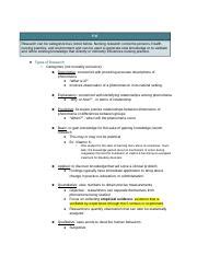 Types Of Nursing Research And Critical Thinking In Research Course Hero