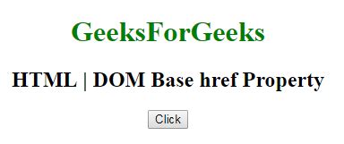Html Href Attribute Geeksforgeeks