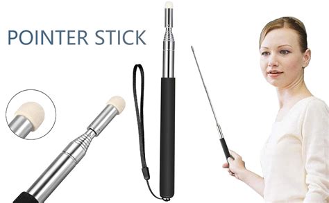 hodaqe telescopic teachers pointer teaching pointer stick for classroom metal hand retractable