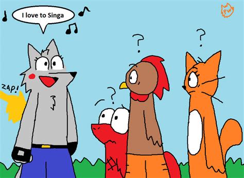 I Love To Singa By Pizzawolf20 On Deviantart