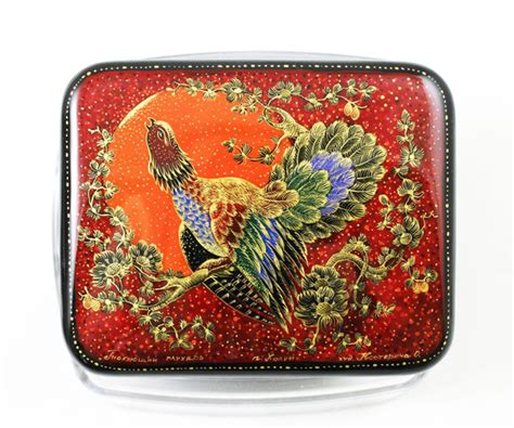 Шкатулка Русская Лаковая Миниатюра купить по выгодным ценам в интернет магазине Ozon 246255937