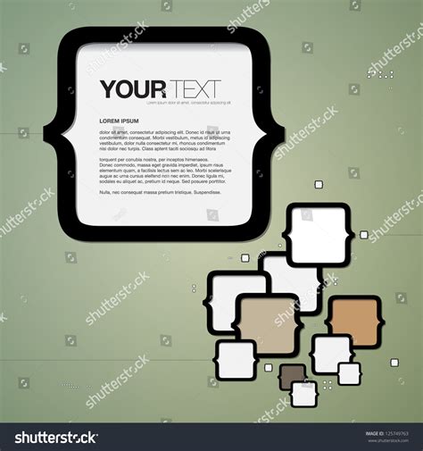 Abstract Pastel Color Text Box Vector Stock Vector Royalty Free