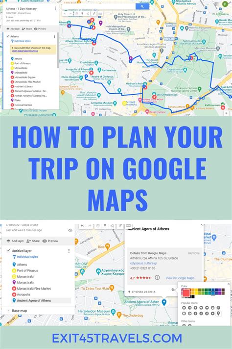 How To Plan A Trip On Google Maps Exit Travels
