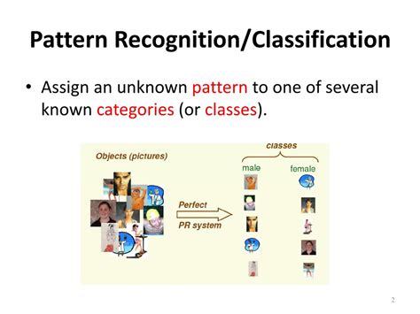 Ppt Introduction To Pattern Recognition Understanding Classes