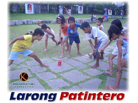 Larong Pinoy Laro Ng Lahi Magna Kulturas Revives The Traditional